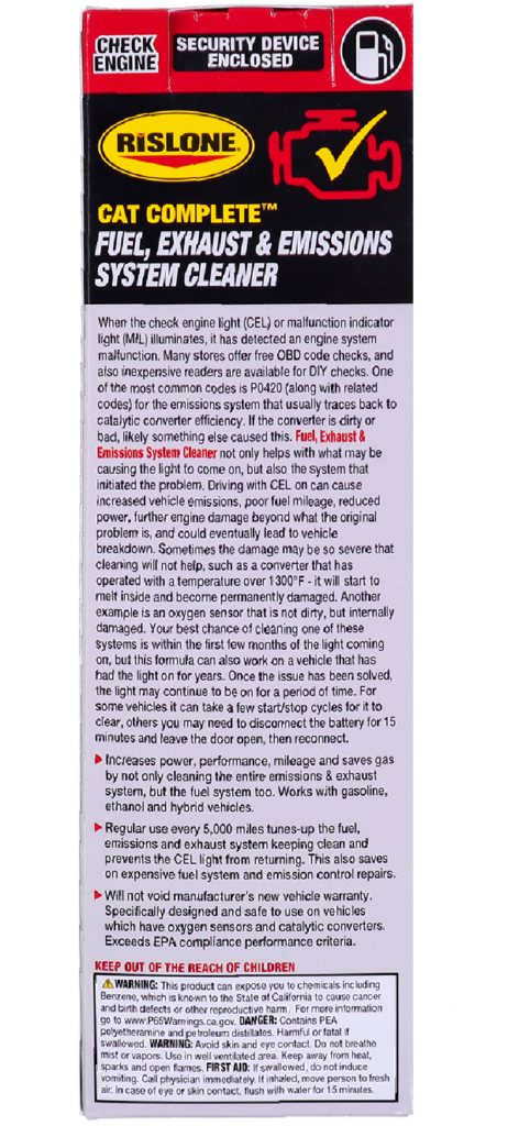 Cat Complete Fuel, Exhaust & Emissions System Cleaner | Rislone