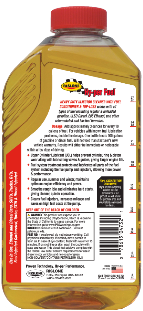 Hy-per Fuel Injector Cleaner Heavy Duty | Rislone